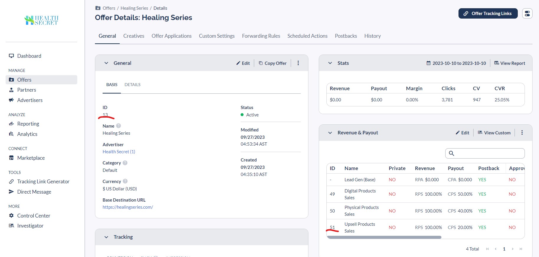 Setting up sales tracking for Everflow – Team Health Secret Setting up sales tracking for Everflow – Team Health Secret